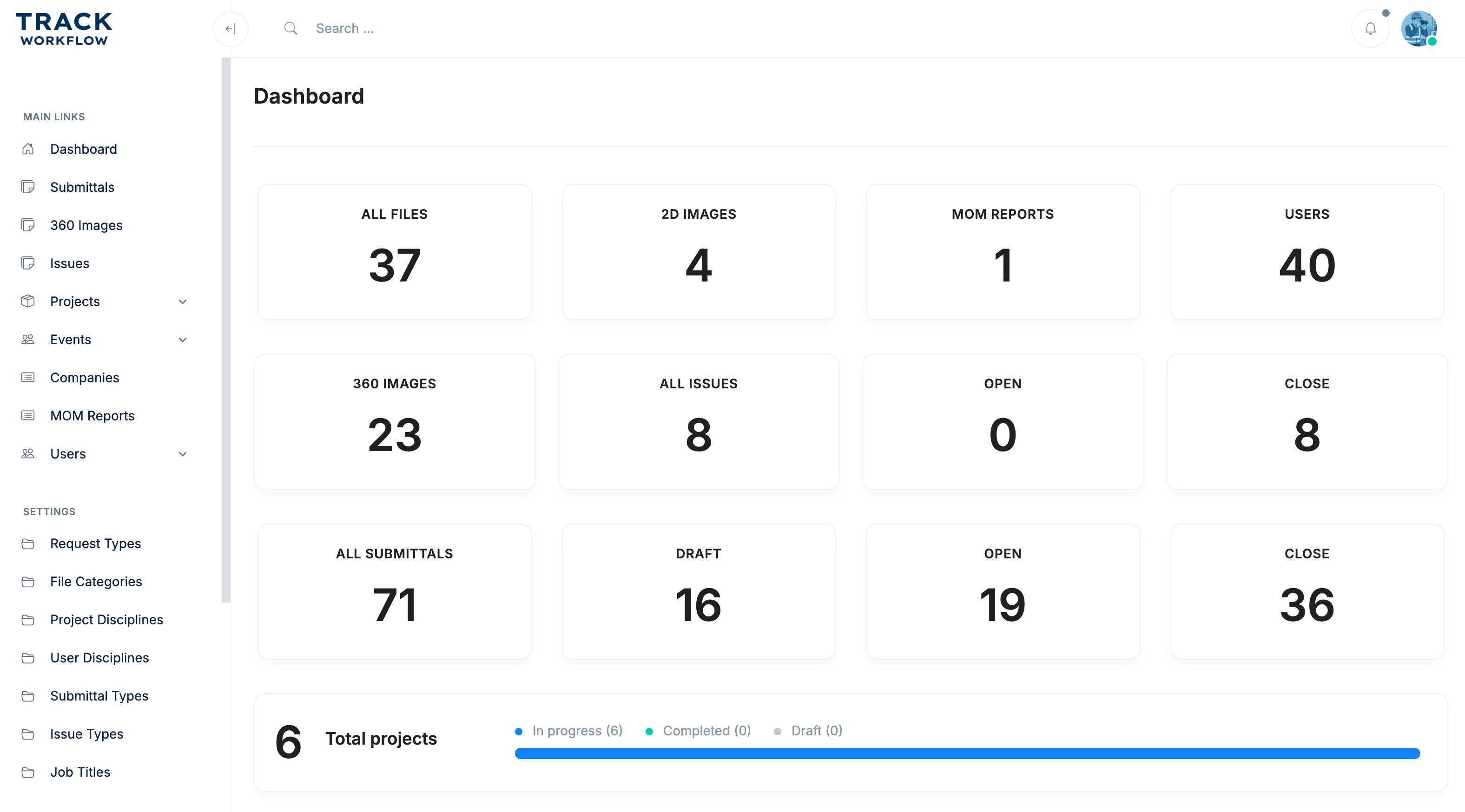 Track Workflow Construction Project Management Software